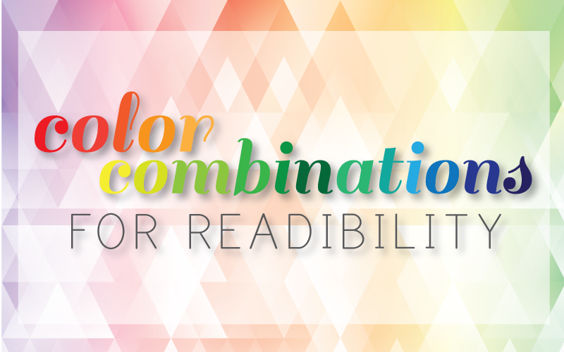Best Color Combinations For Readability