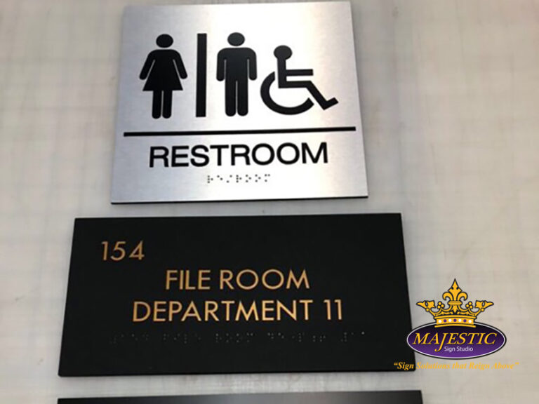 ADA Bathroom Signs | ADA Restroom Signs | Corona, California